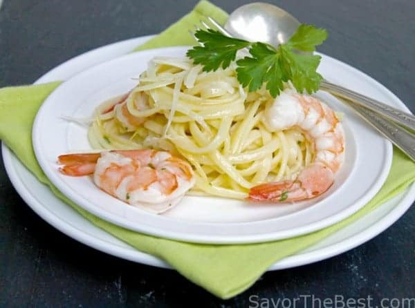 Lemon-Garlic Shrimp Linguini - Savor the Best