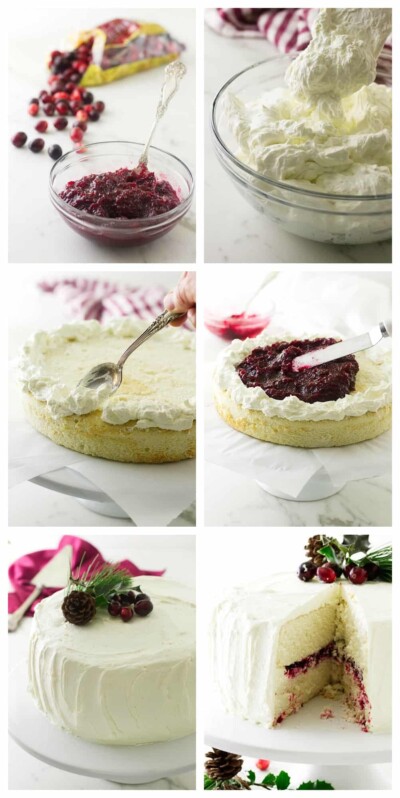 Christmas Cranberry Layer Cake - Savor the Best