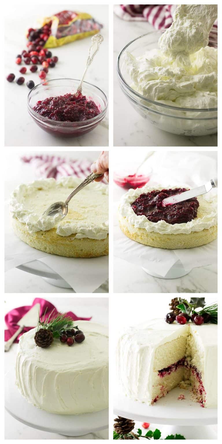 Christmas Cranberry Layer Cake - Savor the Best