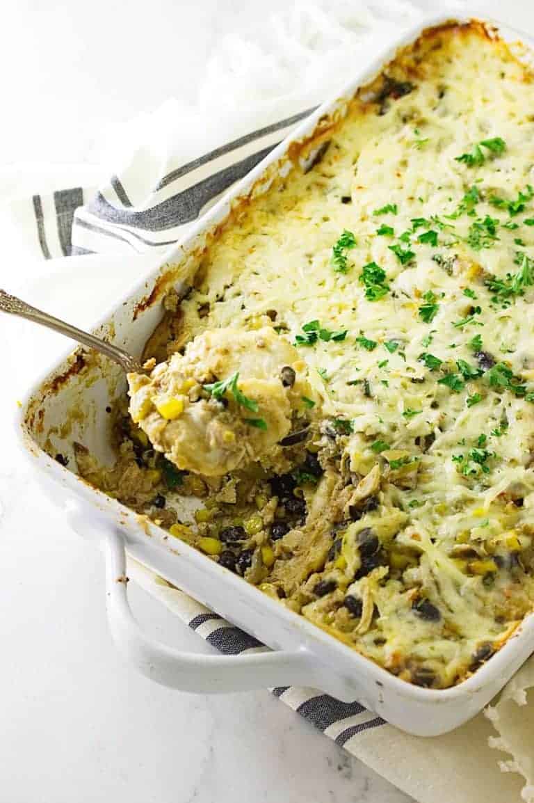 Turkey Burrito Casserole - Savor the Best