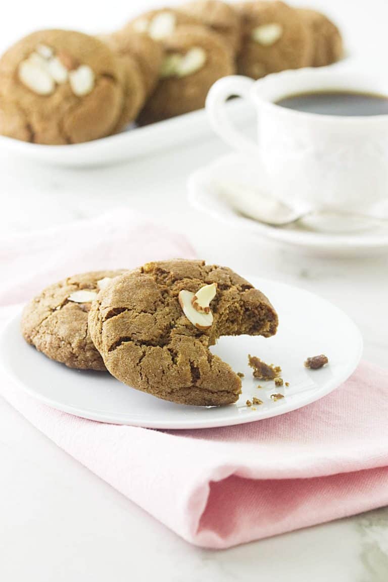 Triple Ginger-Almond Cookies - Savor the Best
