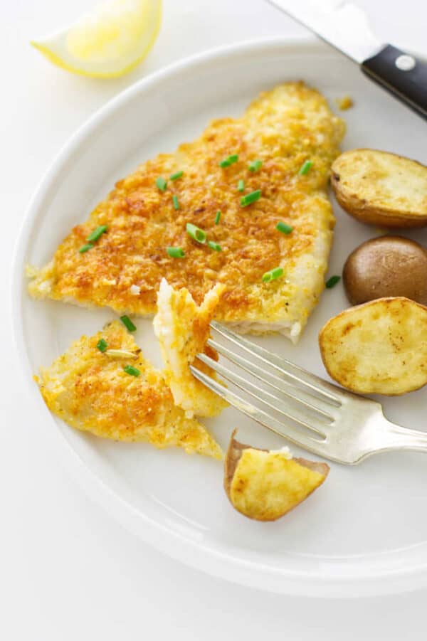 Parmesan Crusted Sole - Savor the Best
