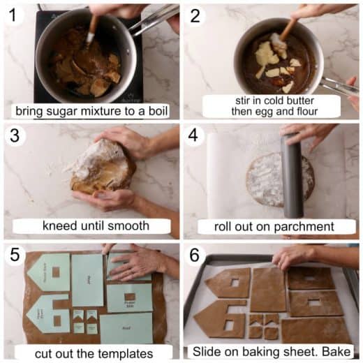 Gingerbread House Recipe (with Template) - Savor the Best