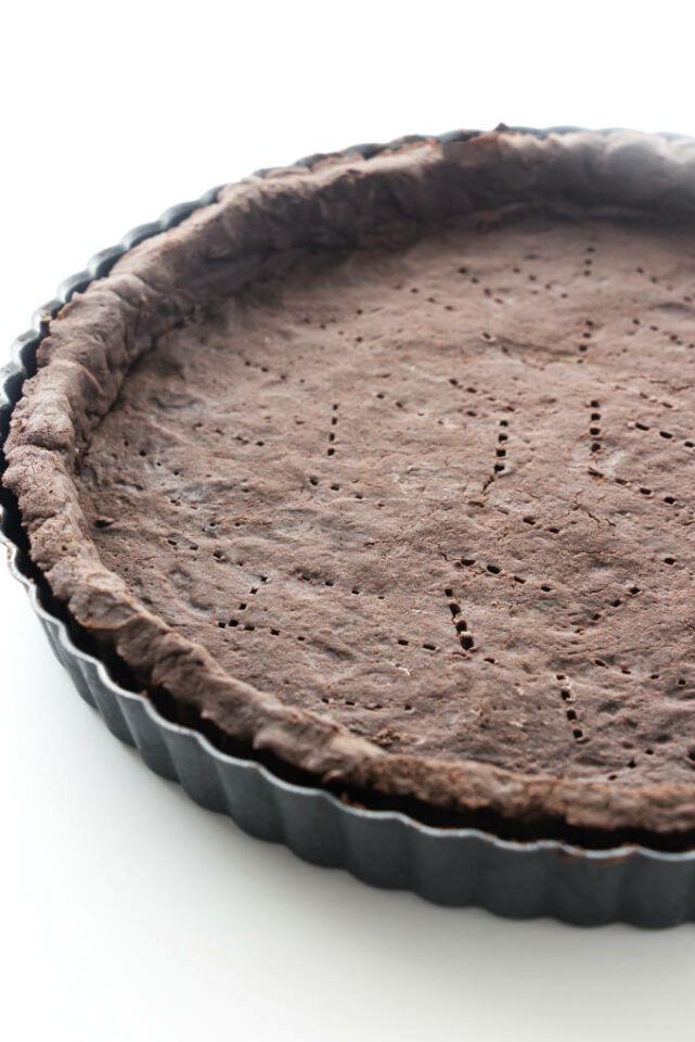 Chocolate Shortbread Crust - Savor the Best