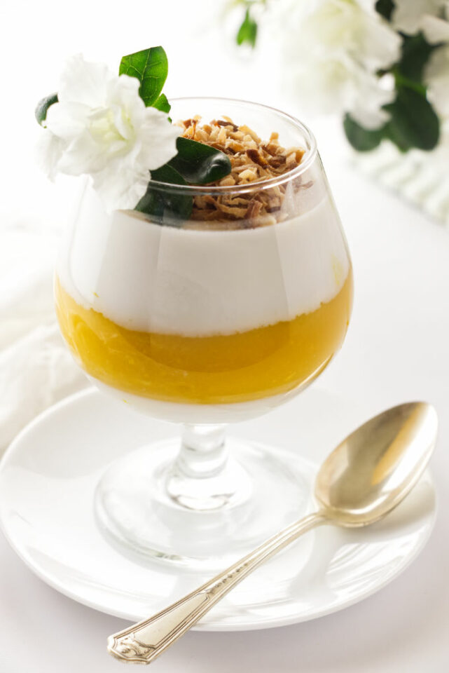 Coconut Mango Panna Cotta - Savor the Best