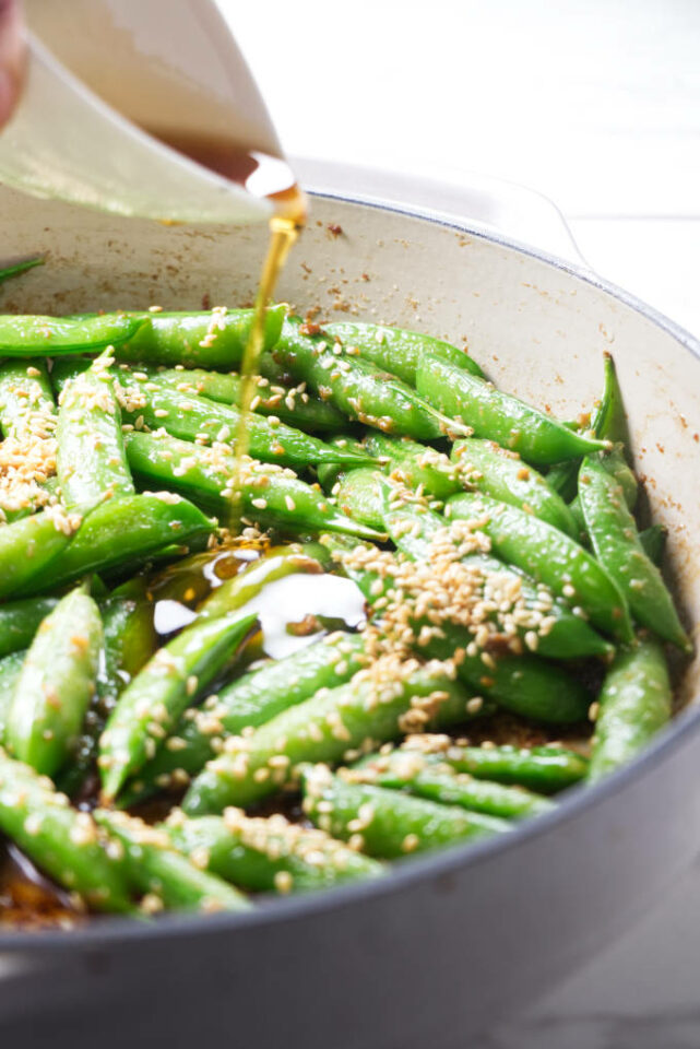 Sesame Snap Peas - Savor the Best