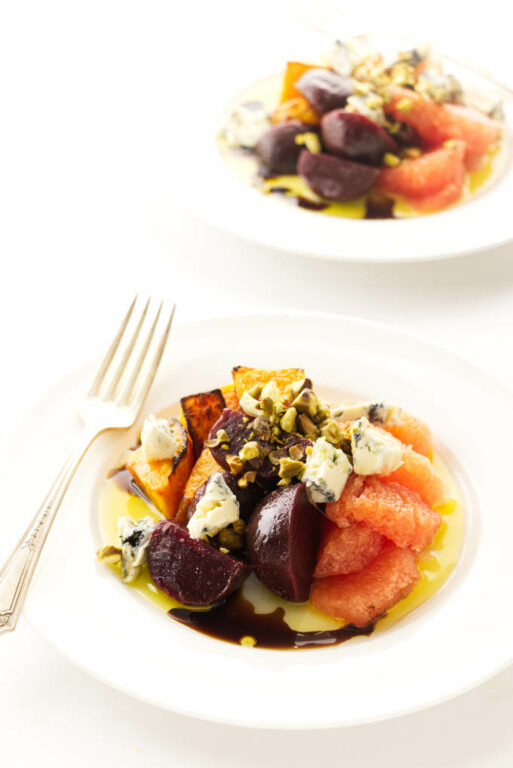 Roasted Beet and Squash Salad - Savor the Best