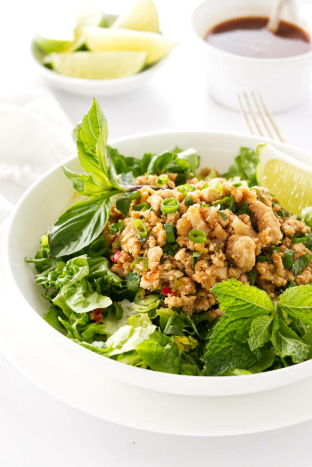 Thai Chicken Larb Salad - Savor the Best