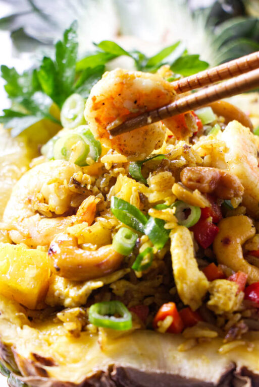 Pineapple Shrimp Fried Rice - Savor the Best