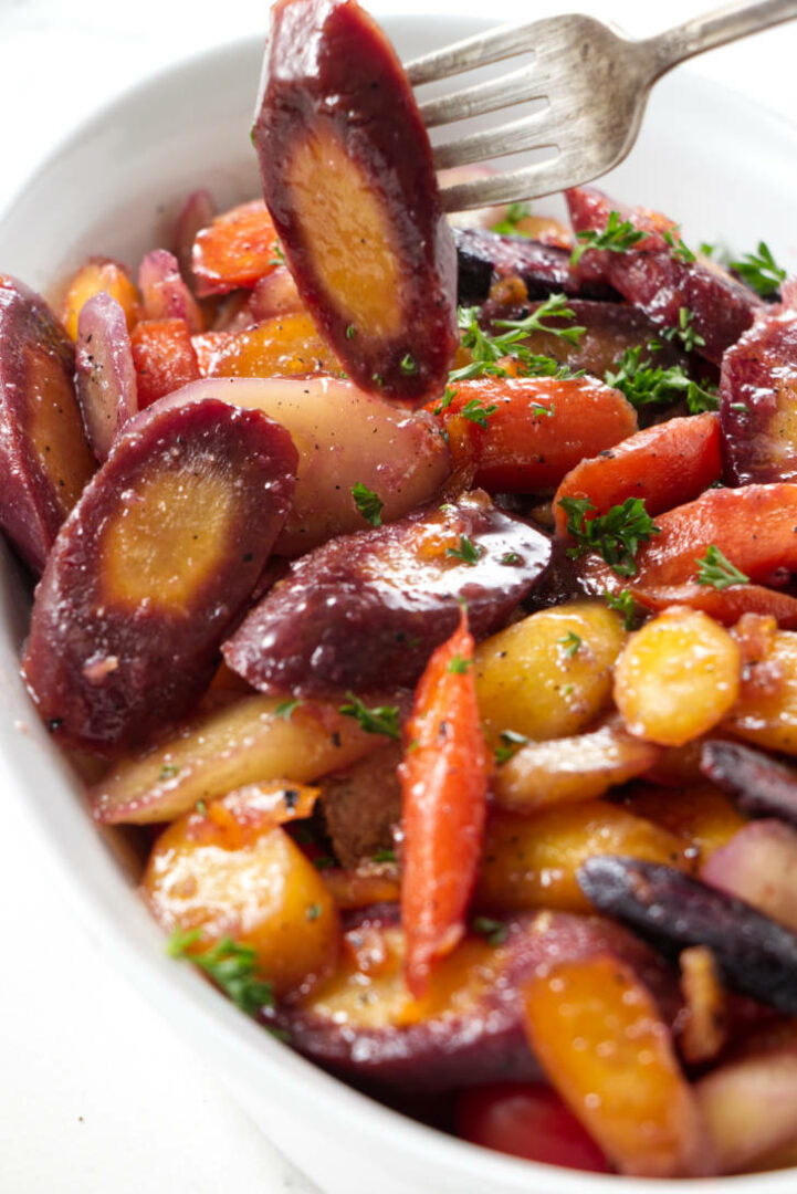 Sauteed Glazed Rainbow Carrots - Savor the Best