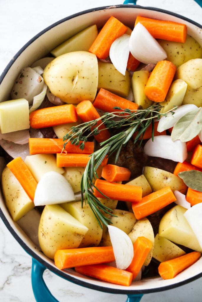 Dutch Oven Pot Roast with Fresh Herbs - Savor the Best
