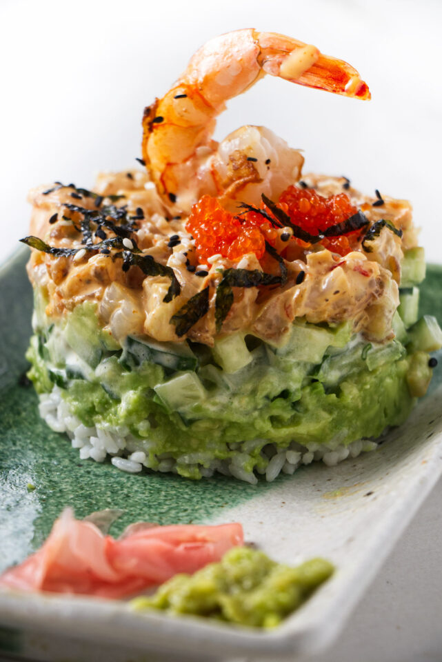 Spicy Sushi Shrimp Stacks - Savor the Best