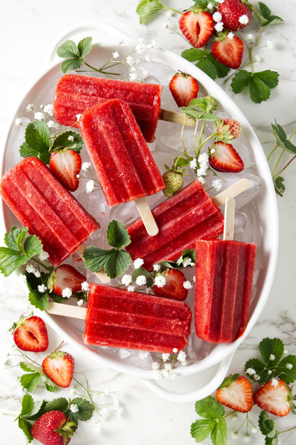 Homemade Strawberry Popsicles (3 Ways) - Savor the Best