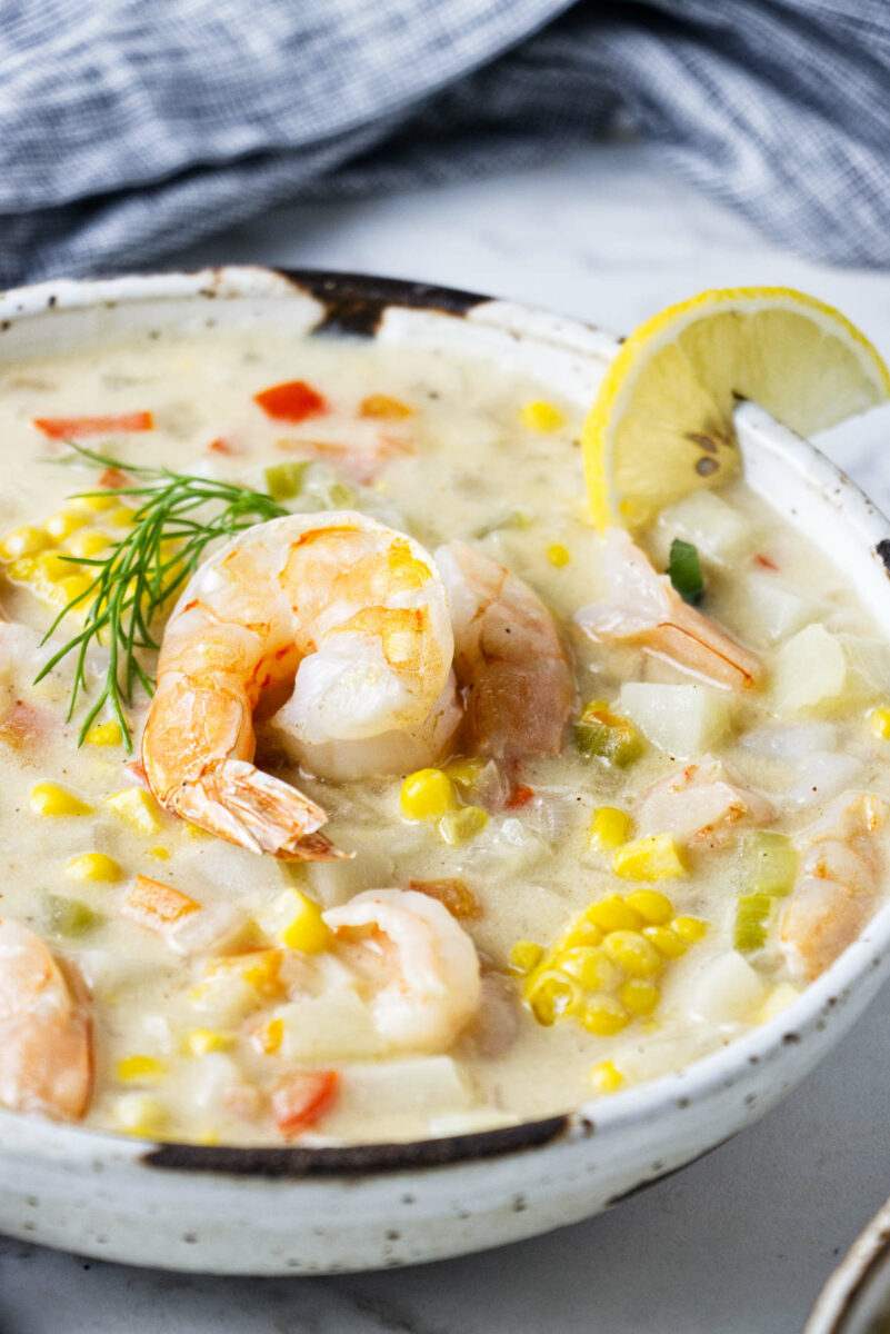 Corn and Shrimp Chowder Recipe - Savor the Best