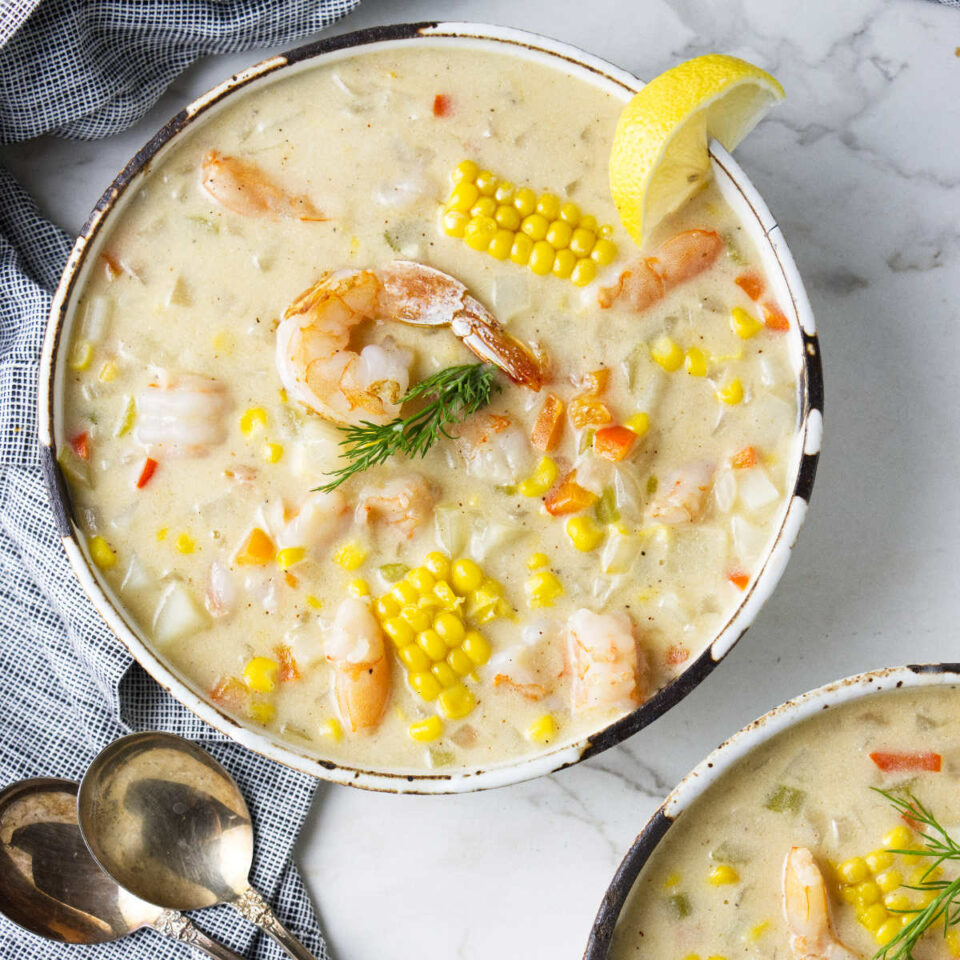 Corn and Shrimp Chowder Recipe - Savor the Best