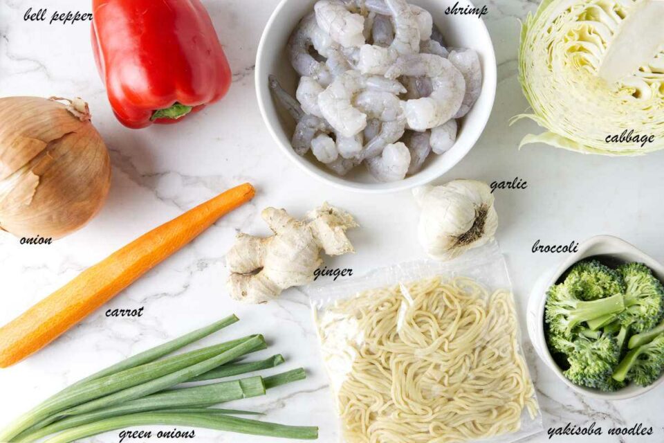 Shrimp Yakisoba - Savor the Best