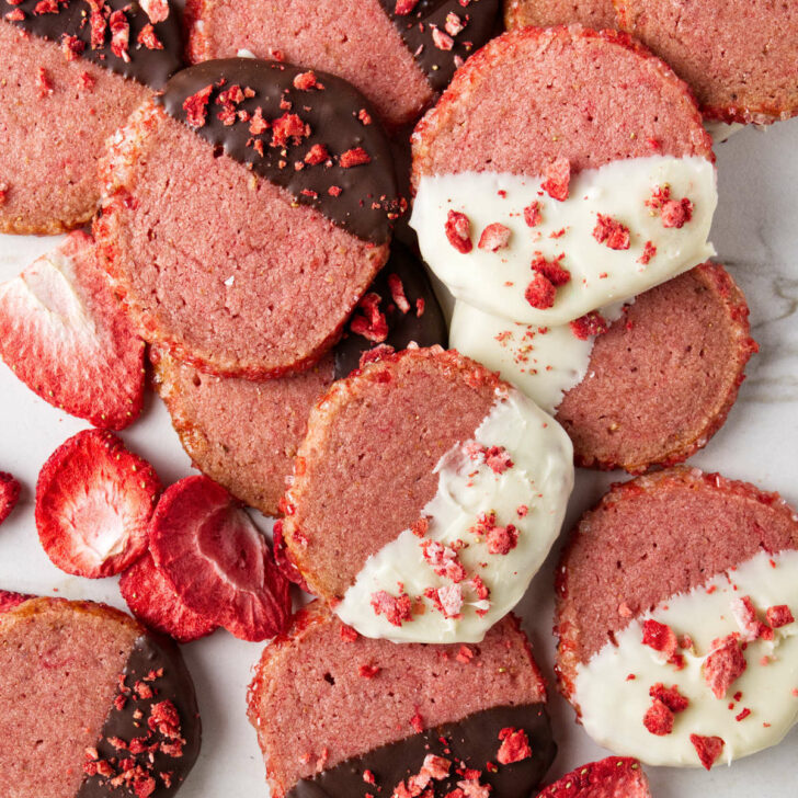Strawberry Shortbread Cookies - Savor the Best