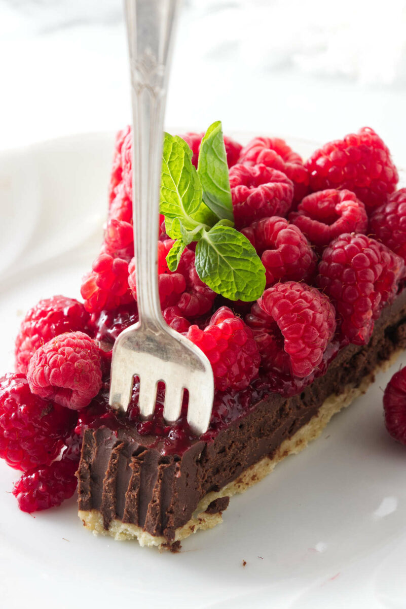 Chocolate Raspberry Tart - Savor the Best