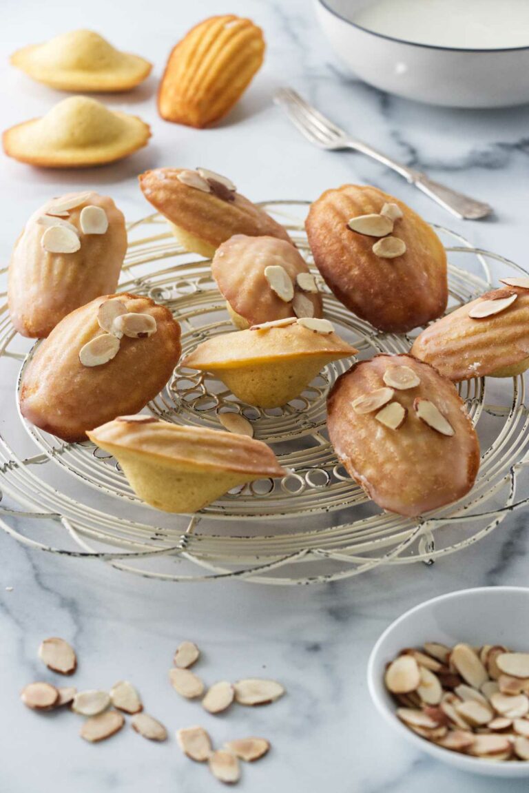 Almond Madeleines Recipe with Almond Glaze - Savor the Best