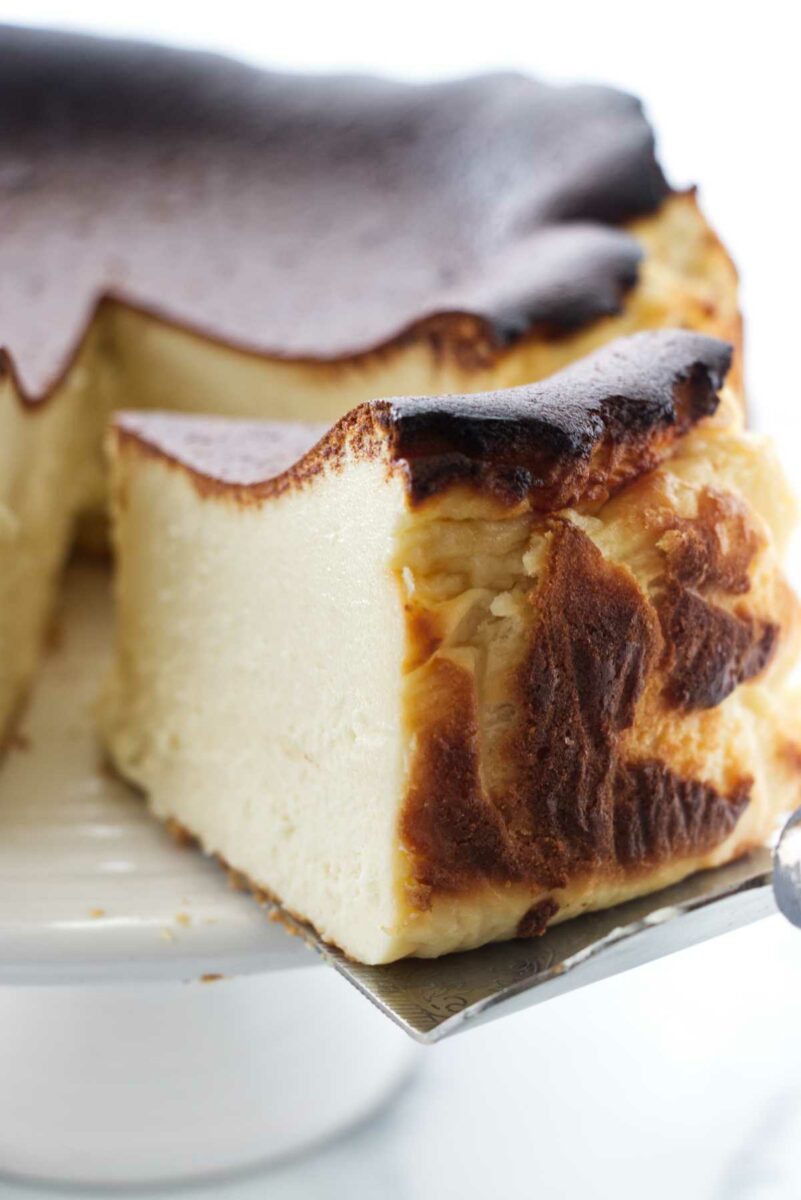 San Sebastian Cheesecake (Basque Burnt Cheesecake) - Savor the Best