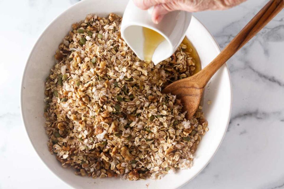Crisp Apple Cranberry Granola with Gluten-Free Oats - Savor the Best