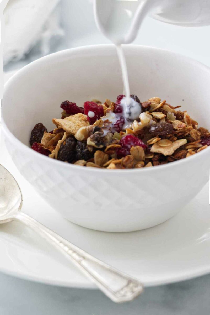 Crisp Apple Cranberry Granola with Gluten-Free Oats - Savor the Best