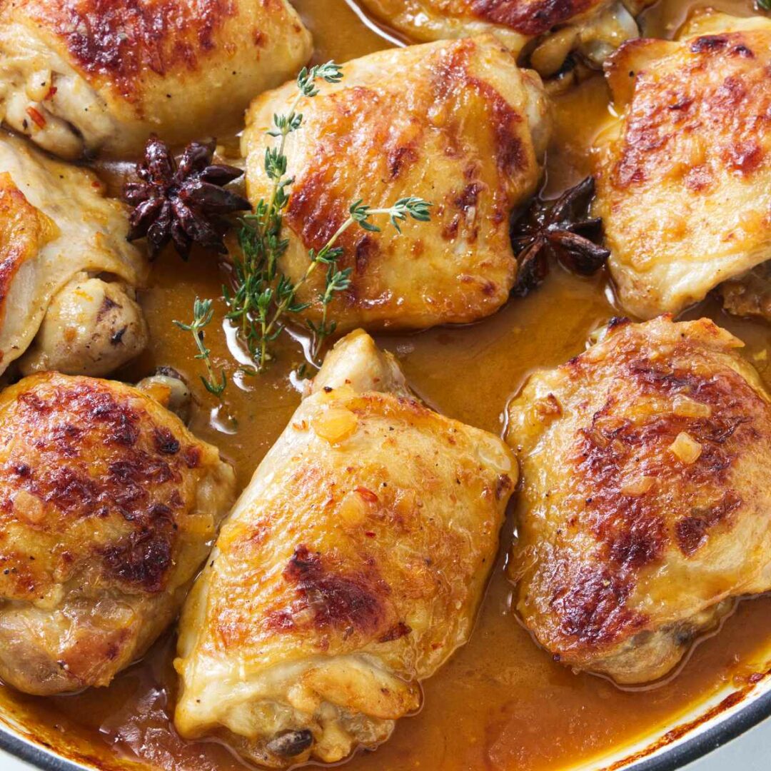 Chicken with Star Anise Orange Sauce - Savor the Best