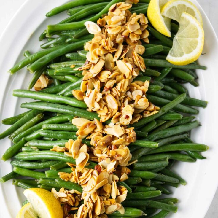 Green Beans Almondine with Brown Butter - Savor the Best