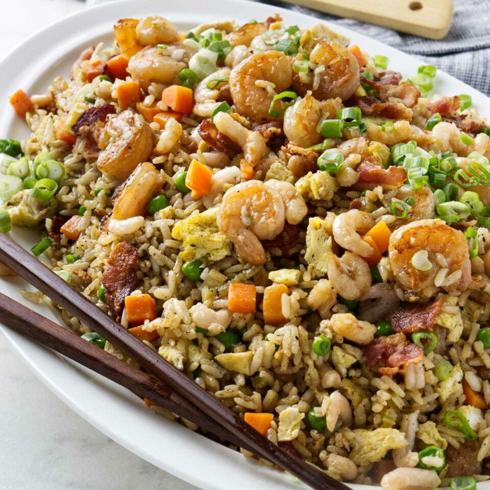 Shrimp Fried Rice with Double the Shrimp - Savor the Best