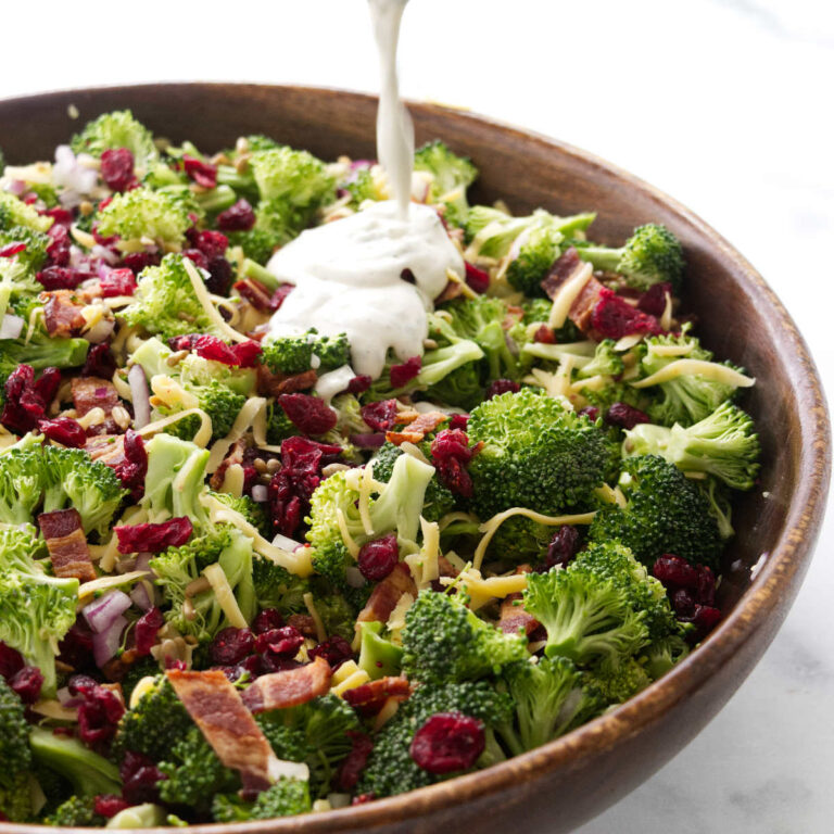 Broccoli Cranberry Salad - Savor the Best