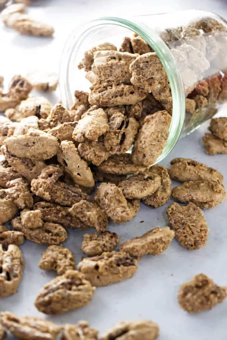 Cinnamon Sugar Candied Pecans - Savor the Best