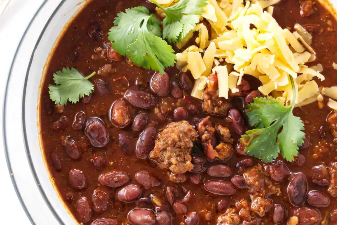 Homemade Chili with Dried Beans - Savor the Best