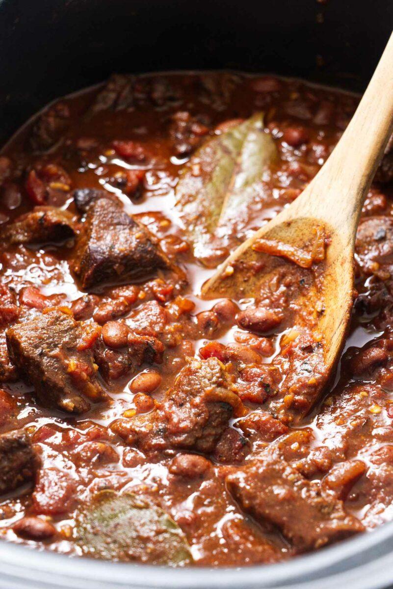 Slow Cooker Chunky Beef Chili - Savor the Best