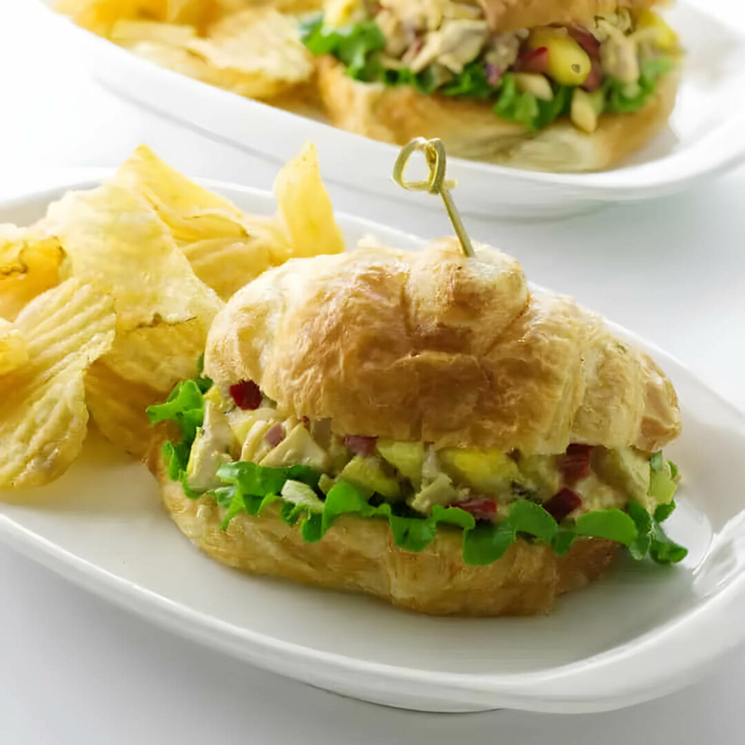 Pineapple Chicken Curry Sandwich - Savor the Best