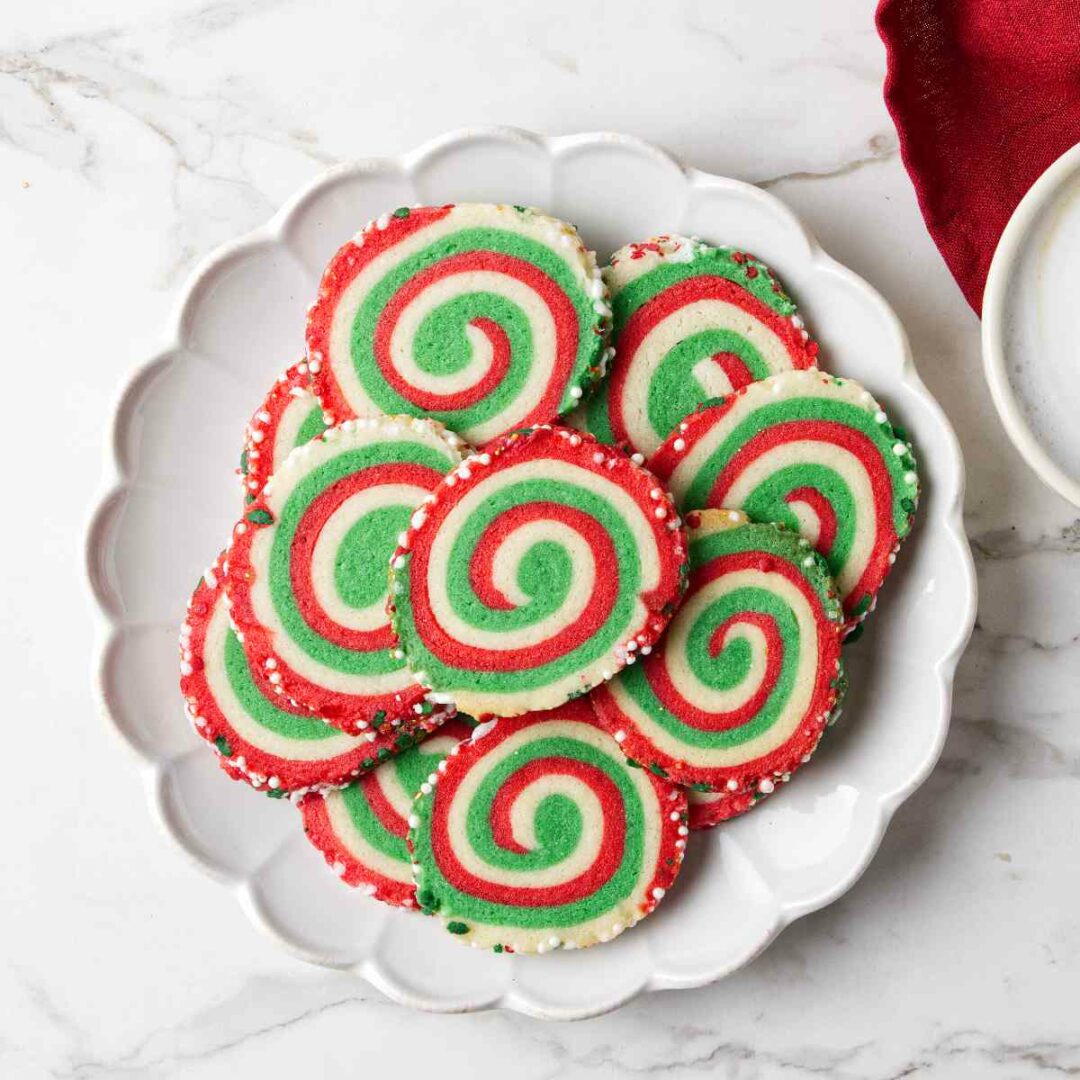Christmas Pinwheel Cookies - Savor the Best