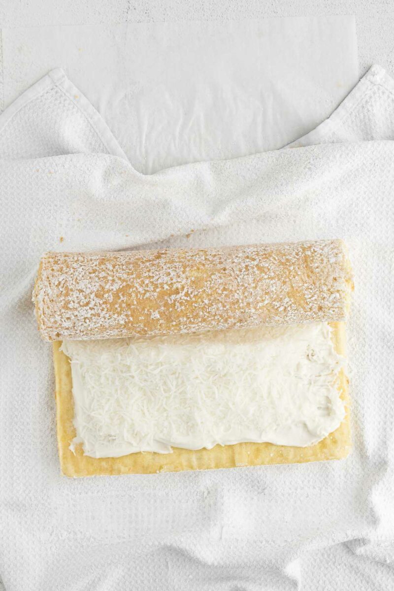 Coconut Cake Roll - Savor the Best