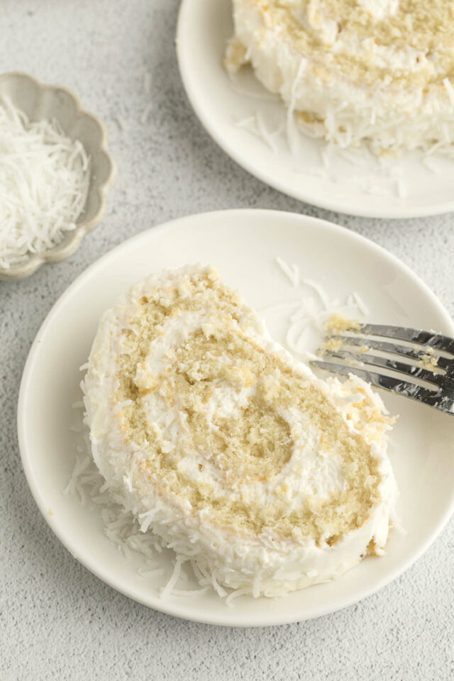 Coconut Cake Roll - Savor the Best