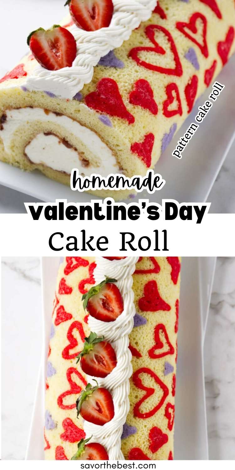 Valentine's Cake Roll - Savor the Best