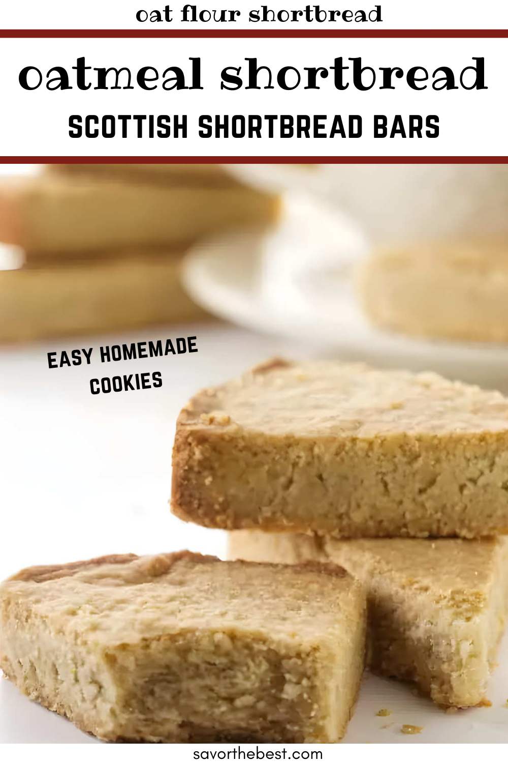 Oatmeal Shortbread - Savor the Best