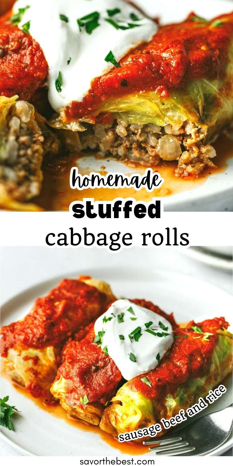 Stuffed Cabbage Rolls - Savor the Best