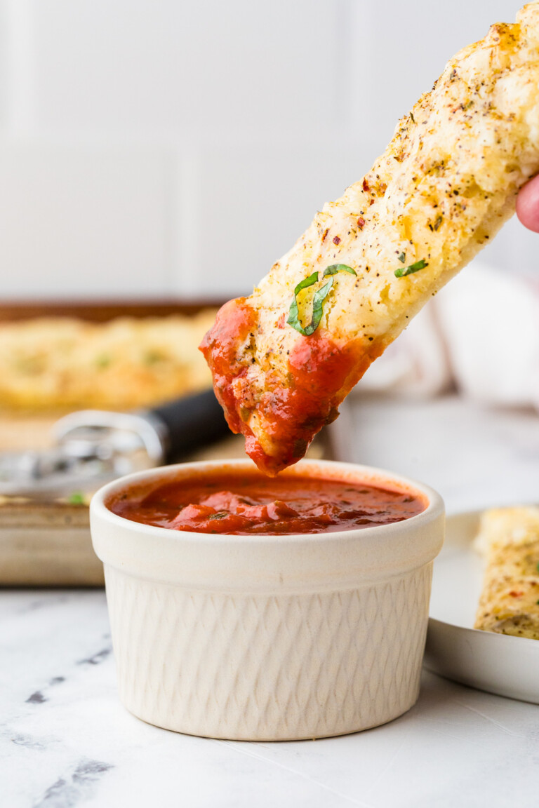 Cheesy Pizza Dough Breadsticks - Savor the Best