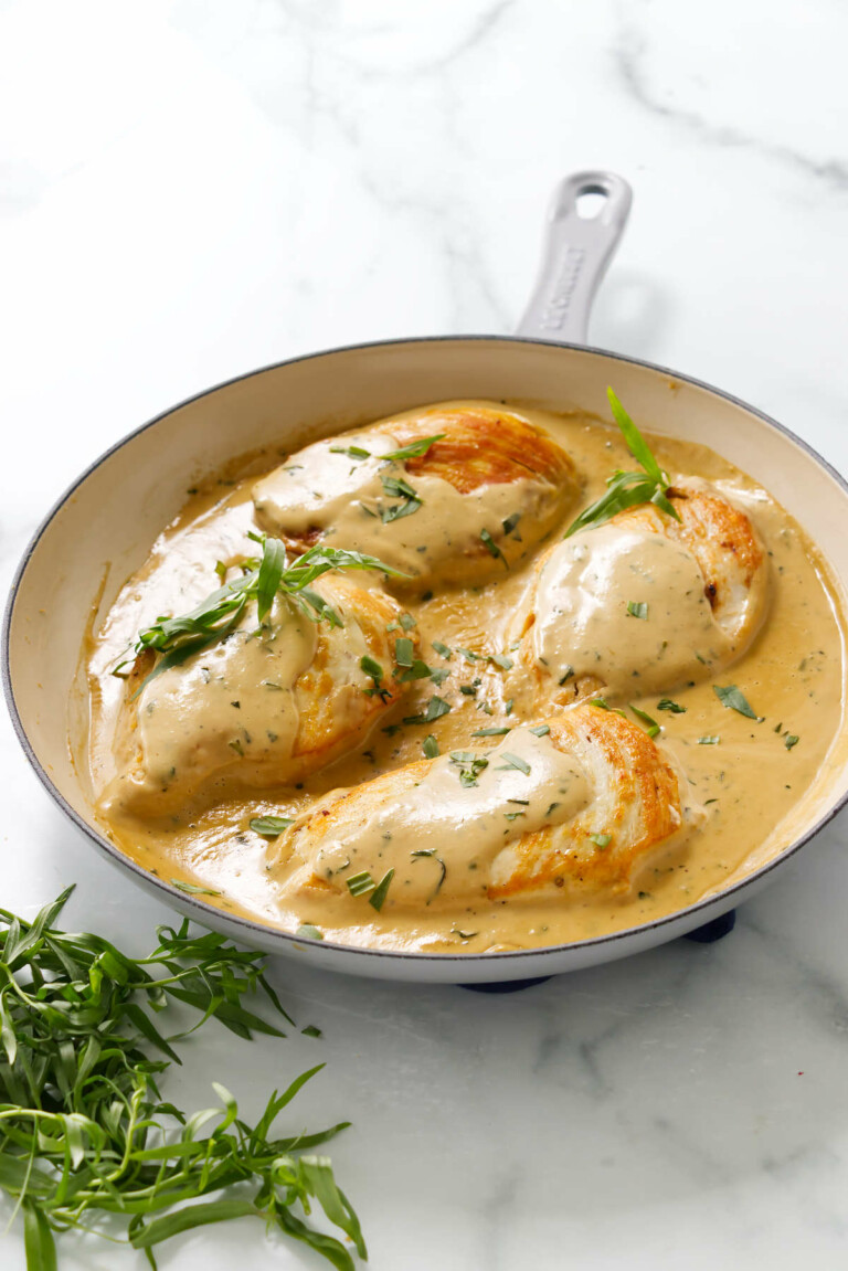 Chicken in Tarragon Sauce - Savor the Best