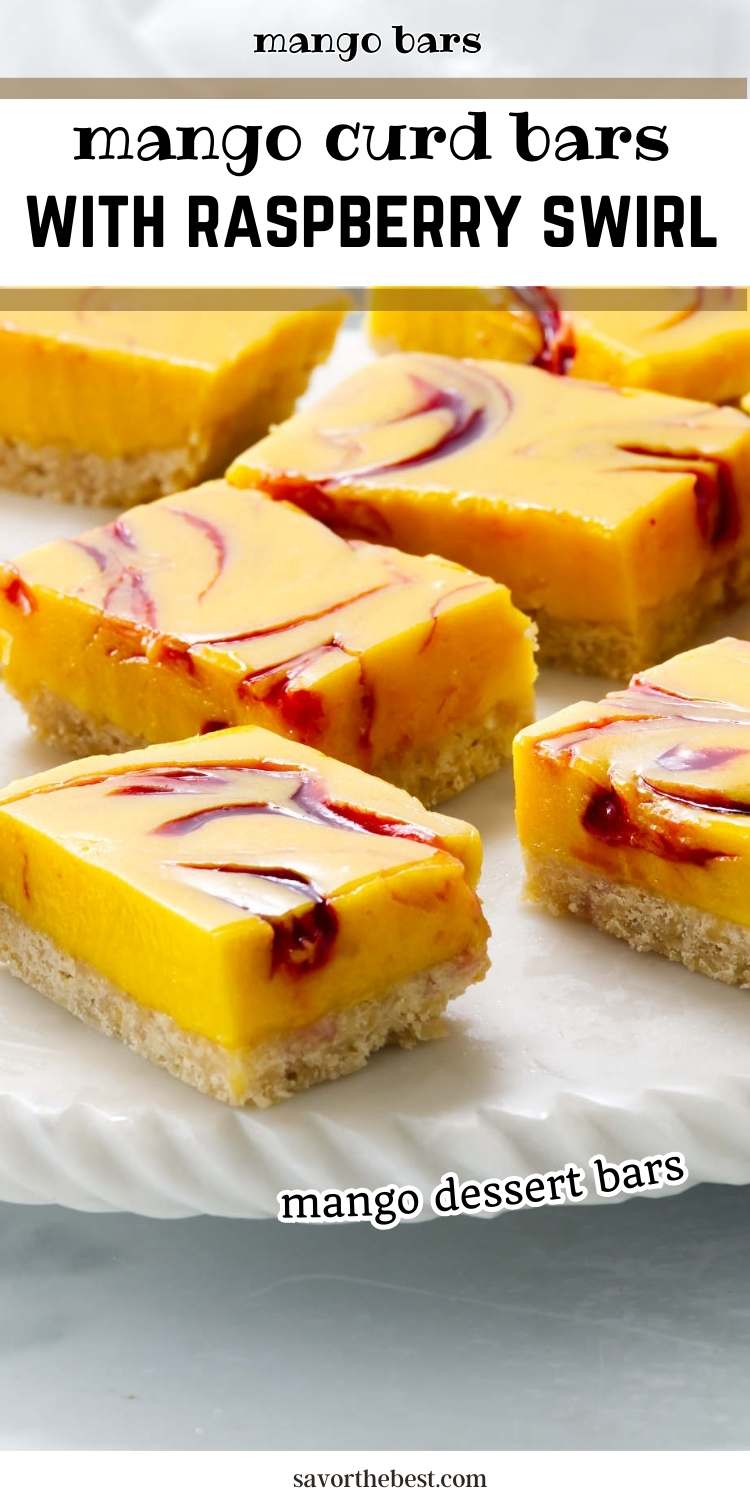 Raspberry Mango Bars - Savor the Best