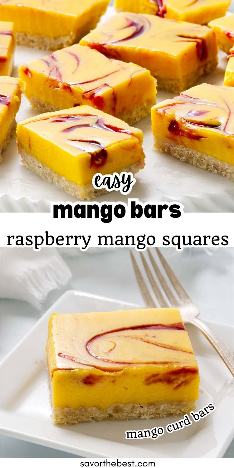 Raspberry Mango Bars - Savor the Best