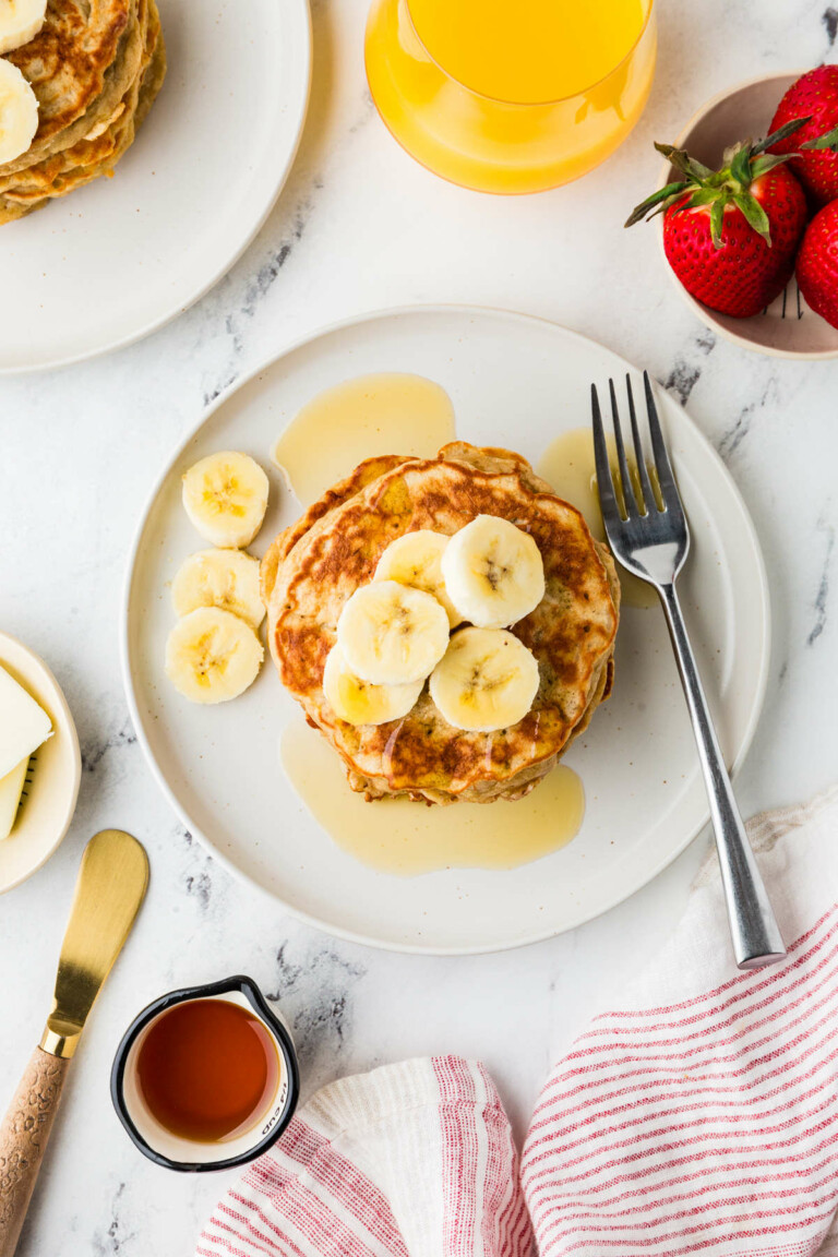 Buttermilk Banana Pancakes - Savor the Best