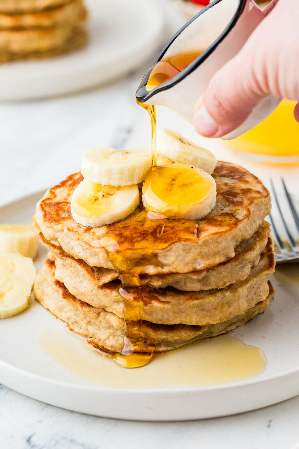 Buttermilk Banana Pancakes - Savor the Best