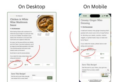 How to Log In and Save Recipes - Savor the Best