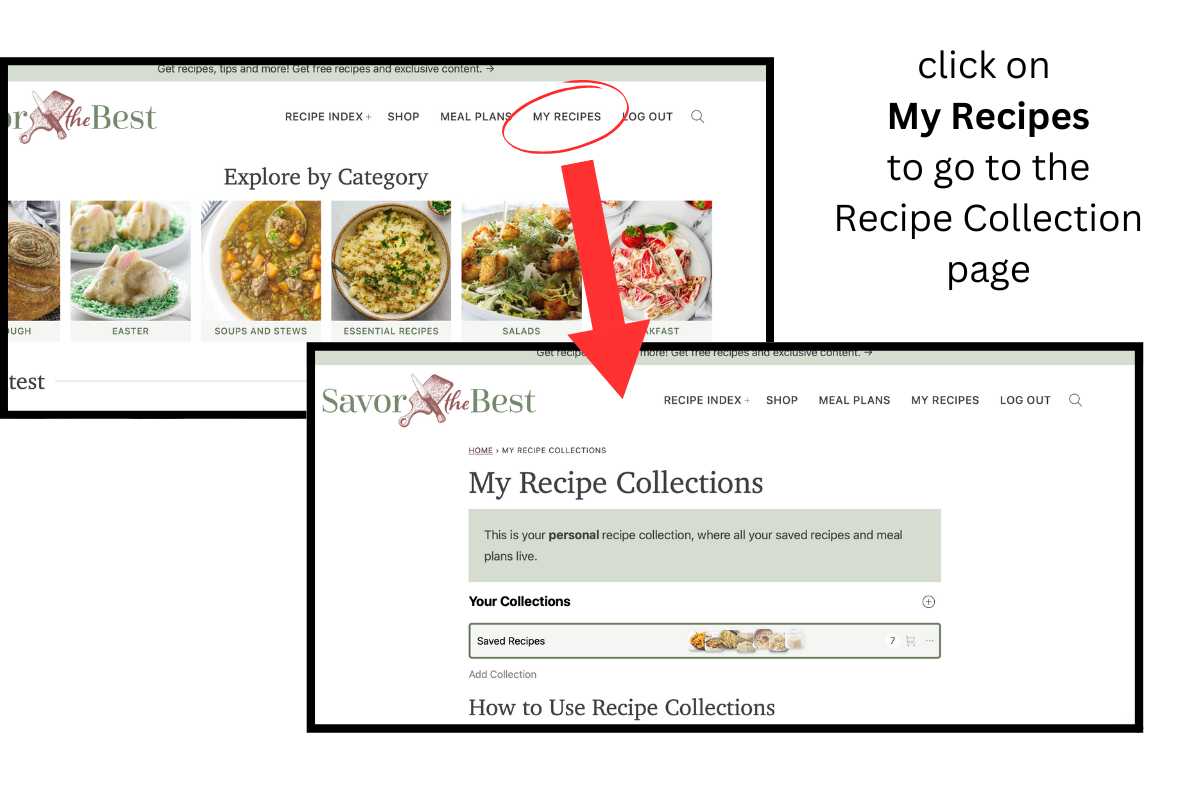 How to Create Recipe Collections - Savor the Best