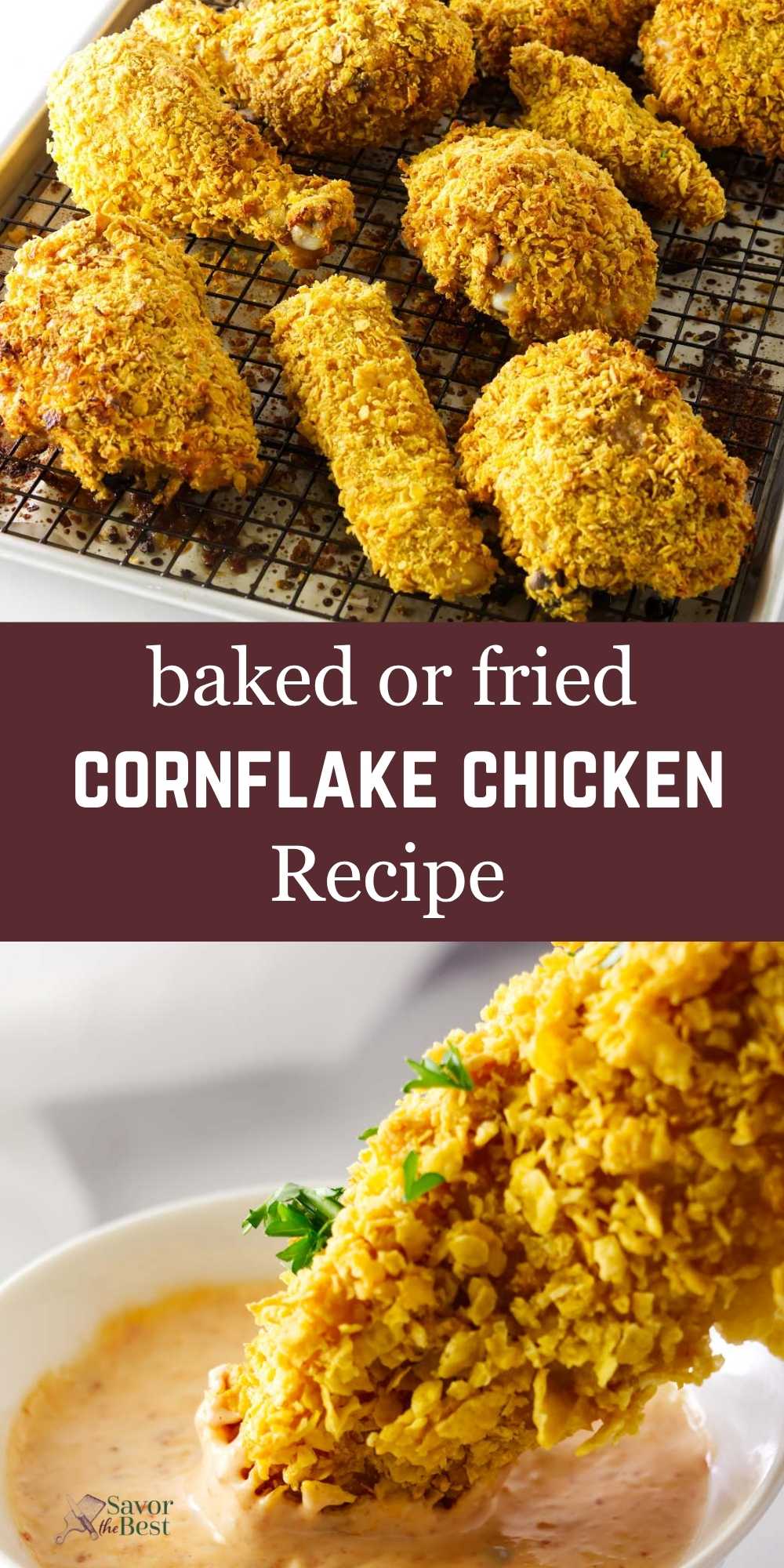 Crispy Baked Cornflake Chicken - Savor the Best