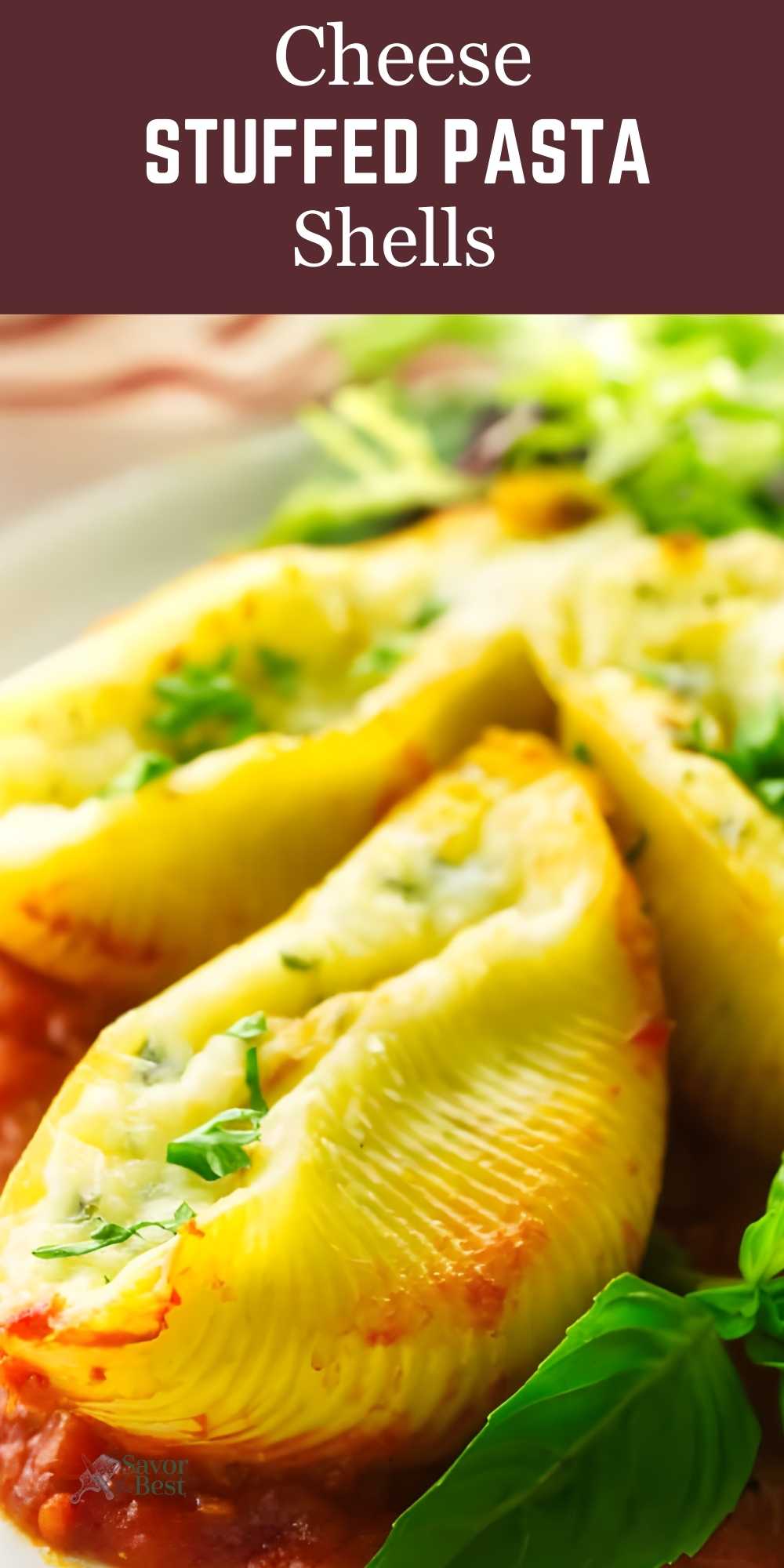 Cheese Stuffed Pasta Shells - Savor the Best